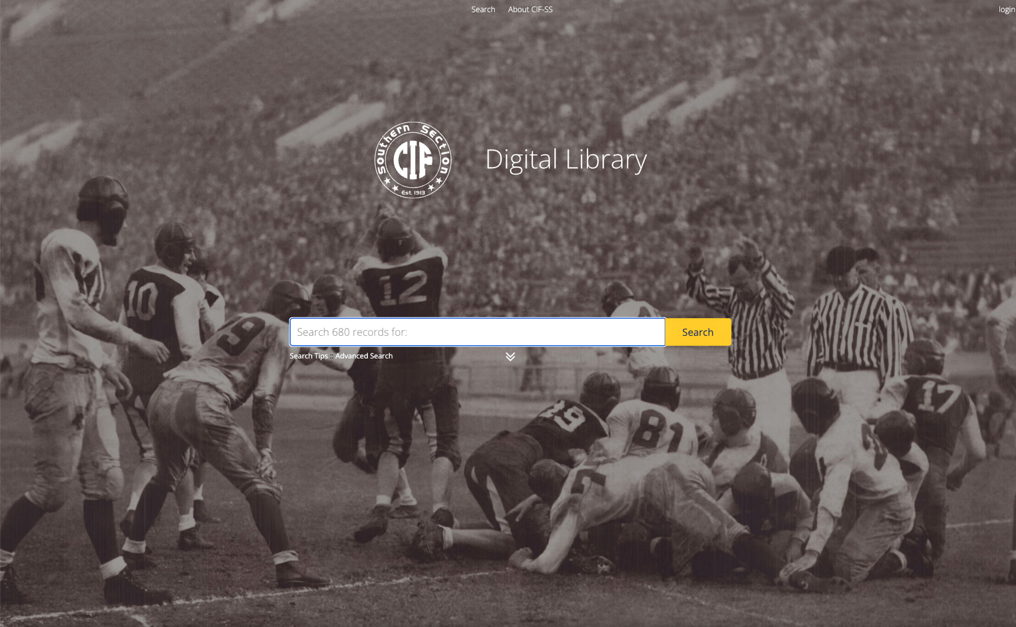 CIF Southern Section goes live on TIND Digital Archive